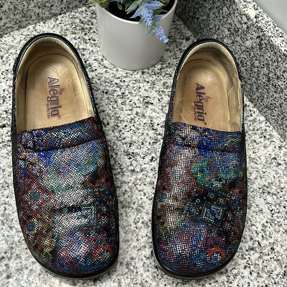 Alegria | Shoes | Alegria Rainbow Colored Clogs | Poshmark